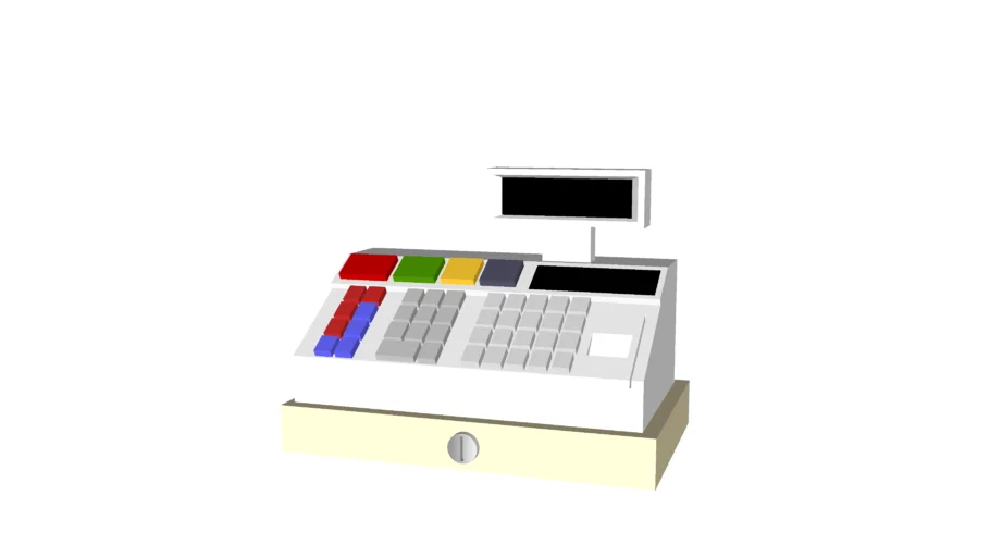 Cash Register | 3D Warehouse