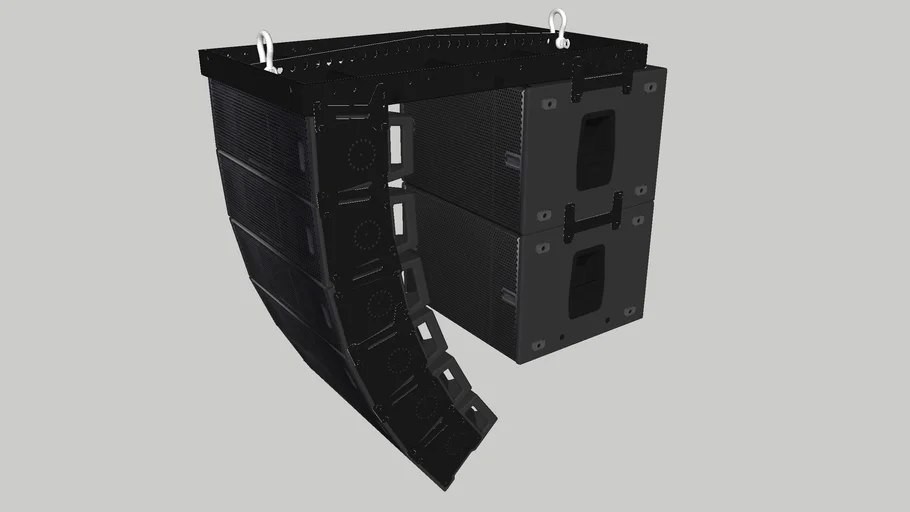 VIO X206 flown with VIO S115 subwoofer - dBTechnologies | 3D Warehouse