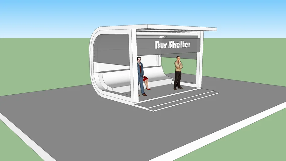 Bus Shelter | 3D Warehouse