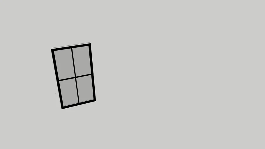 3060 WINDOW BLACK 4 LITE | 3D Warehouse