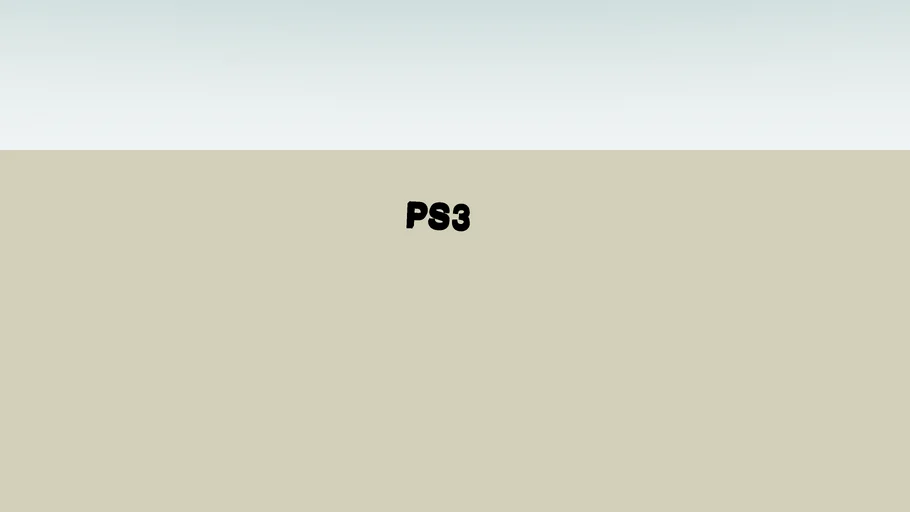 PS3 | 3D Warehouse