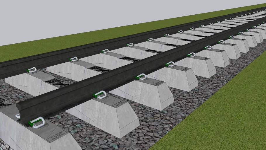 Bantalan Jalan Rel 1067 | 3D Warehouse