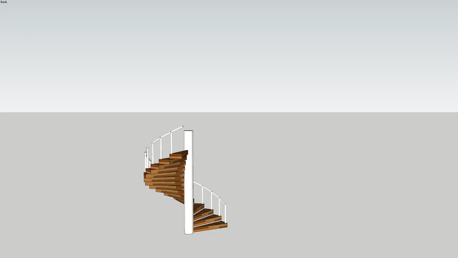 Curved Staircase | 3D Warehouse