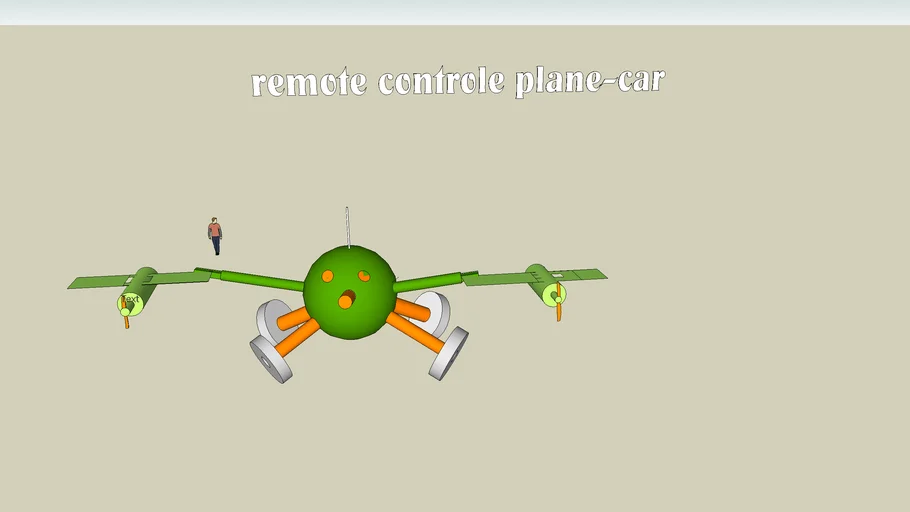 remote control bug plane | 3D Warehouse