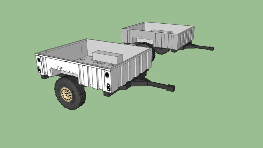 M1101 Military Trailer | 3D Warehouse