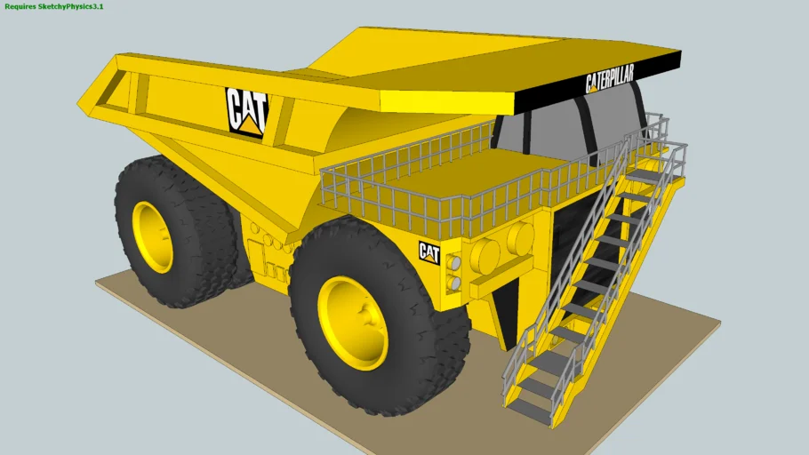 CATERPILLAR MINING TRUCK | 3D Warehouse