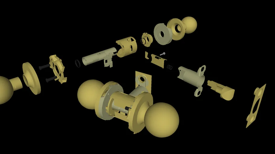 Drafting Project: Door Knob | 3D Warehouse