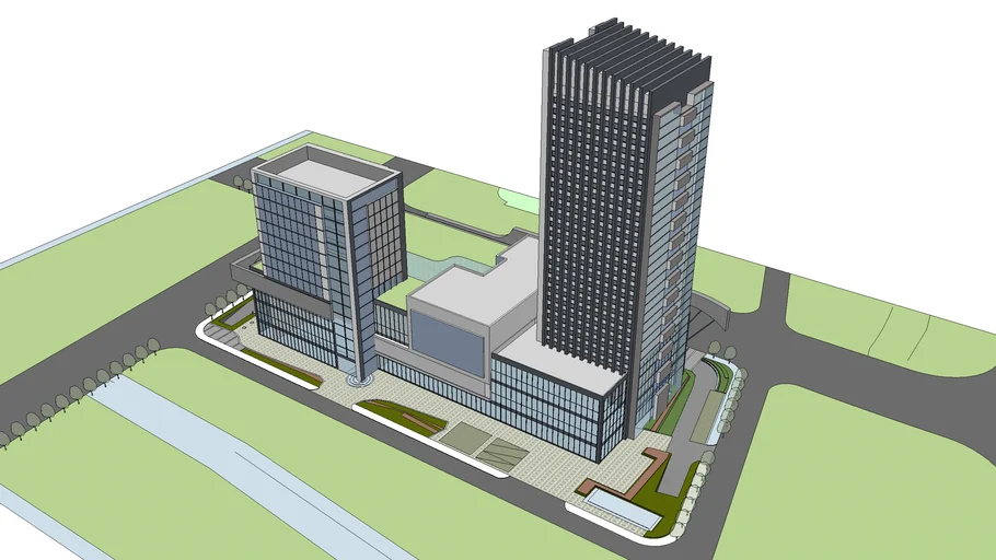 Nhà cao tầng 27 - High-rise buildings 27 | 3D Warehouse