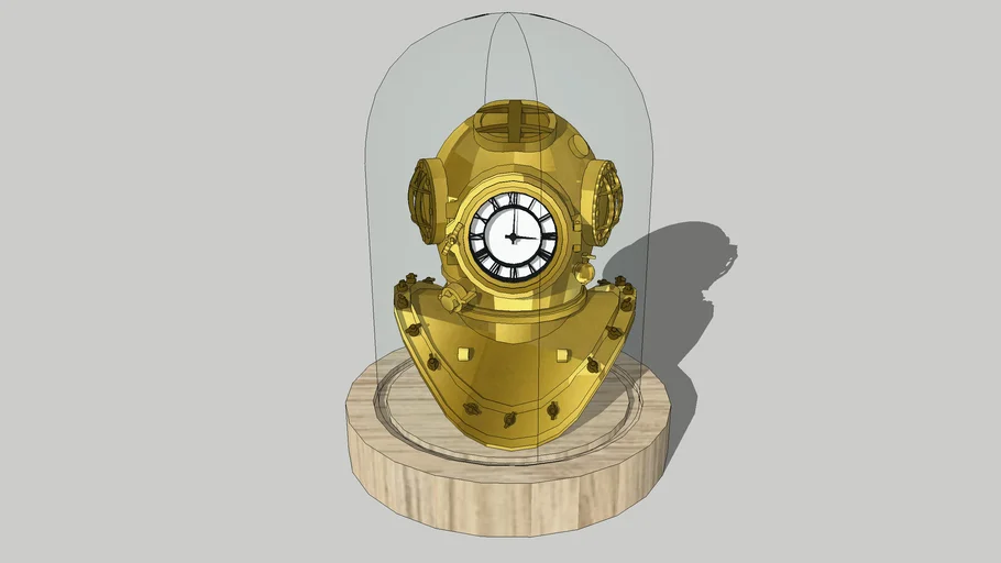 Diving Helmet Clock | 3D Warehouse