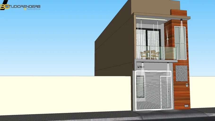 CASA DUPLEX PEQUENO | 3D Warehouse