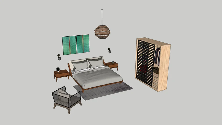 BEDROOM SET | 3D Warehouse
