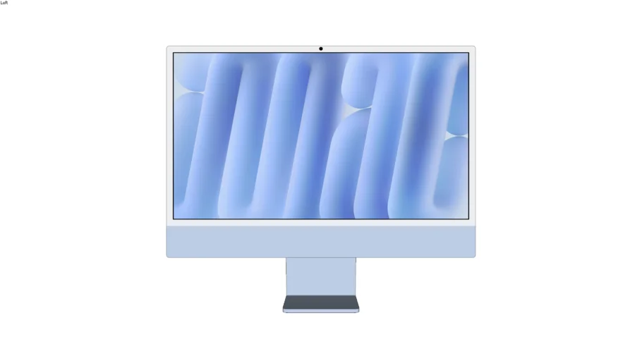 24 inch iMac - Blue | 3D Warehouse