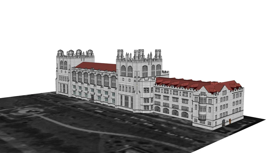 William Rainey Harper Memorial Library / Social Sciences | 3D Warehouse