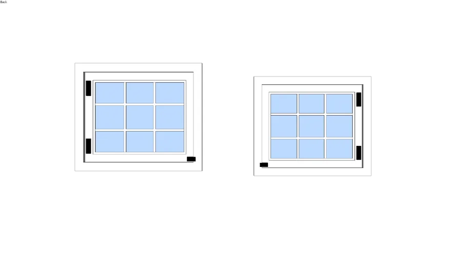 4'-3'x3'-6' Dutch Windows | 3D Warehouse