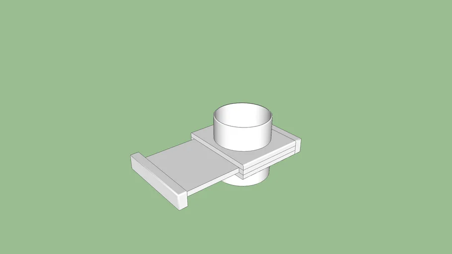 100mm Dia Pipe Blast Gate | 3D Warehouse
