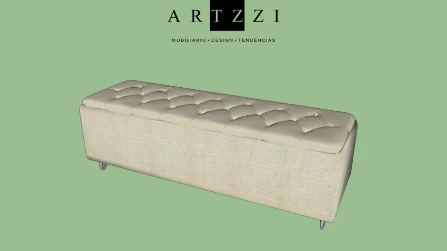Baú Artzzi 8543 Chesterfield | 3D Warehouse