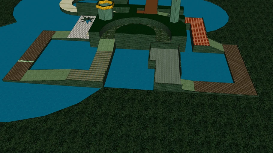 Mariokart wii Custom Track tower_mansion2015 | 3D Warehouse