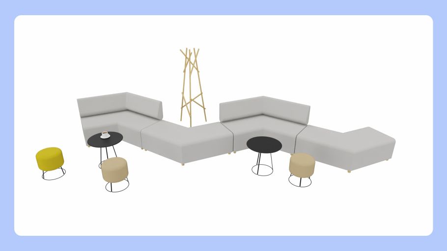 Seating arrangement - Team Basic Seating Module, Kendo, Paddy ...