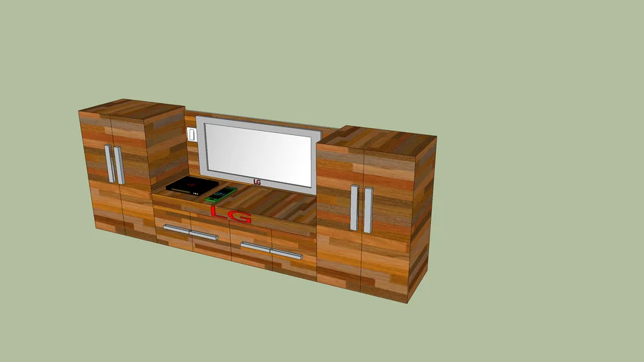 LG -REMOTE-+-TV-SET BOX-ATTACHED FOR CUPBOARD | 3D Warehouse