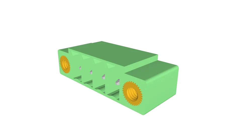 3.50mm Pitch Terminal Block PCB Header | 3D Warehouse