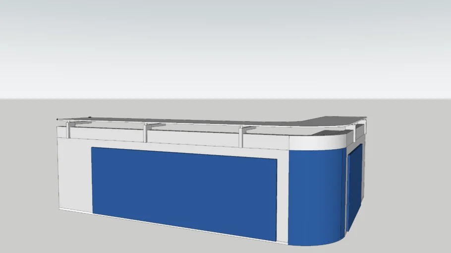 reception table | 3D Warehouse