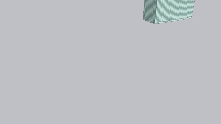 green shipping container | 3D Warehouse