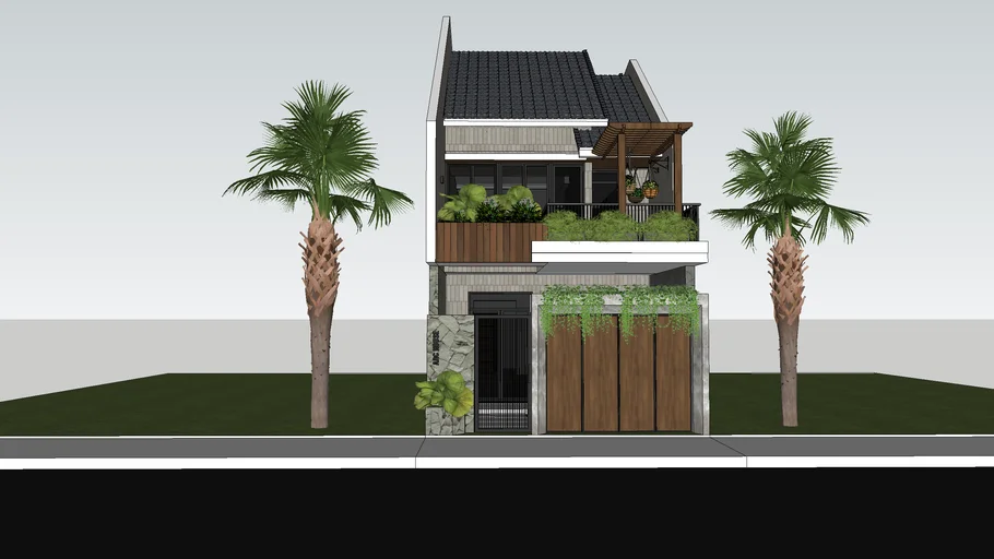 Modern house 2 | 3D Warehouse