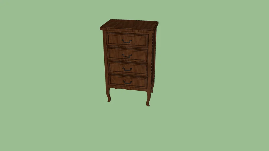 Commode bureau | 3D Warehouse