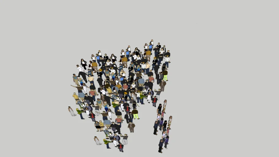crowd | 3D Warehouse