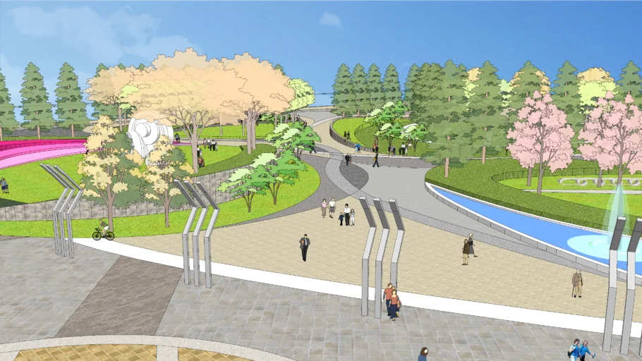 a beautiful park | 3D Warehouse