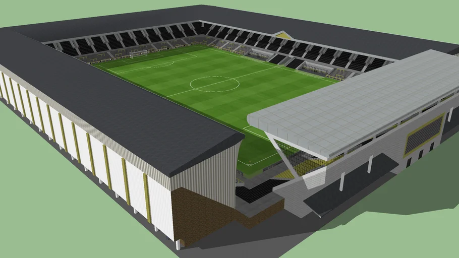 Traditional Stadium with a new stand | 3D Warehouse