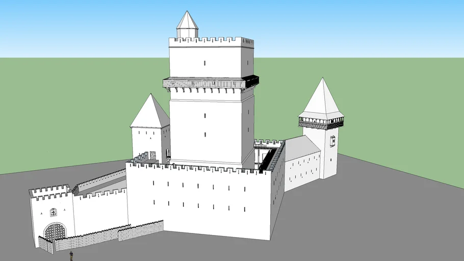 Medieval castle | 3D Warehouse