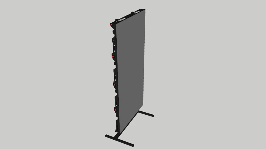 Mounted LED Screen Wall 1x2m | 3D Warehouse
