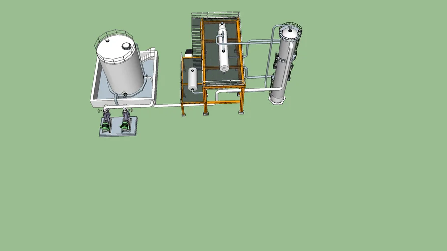 Refinery Small Gas Unit | 3D Warehouse