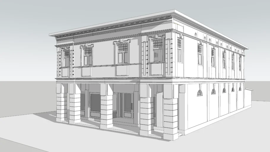 Brithish colonial building | 3D Warehouse
