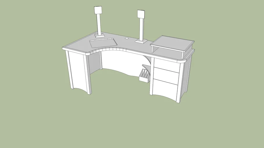 Computer Desk | 3D Warehouse