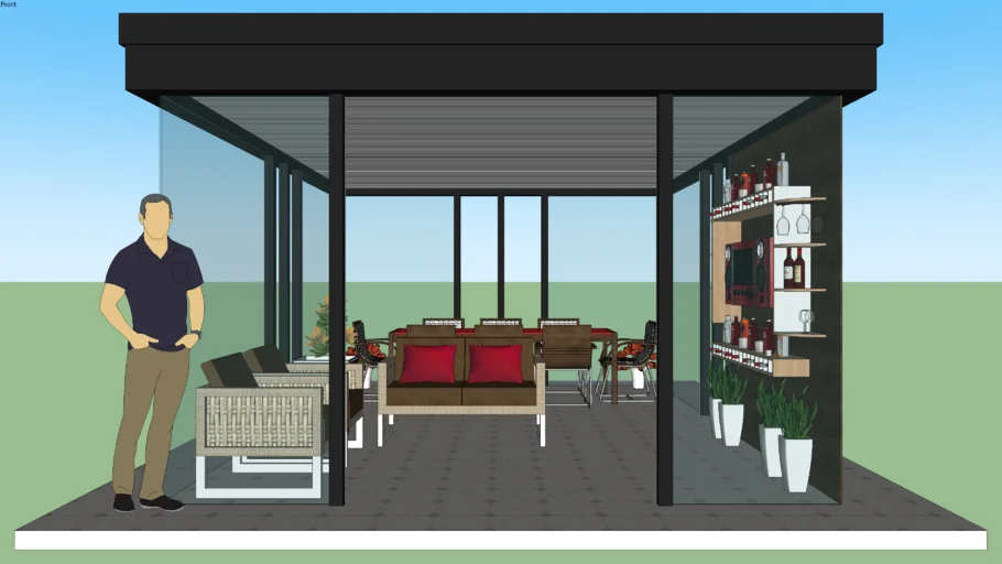gazebo moderno | 3D Warehouse