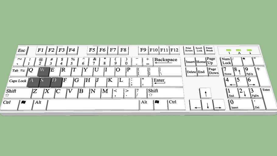 Keyboard | 3D Warehouse