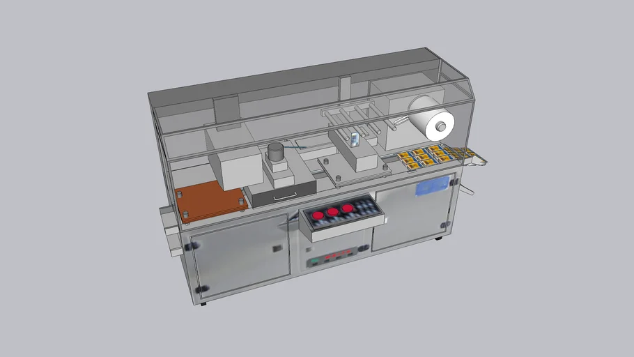 Halloumi vacuum packing machine | 3D Warehouse