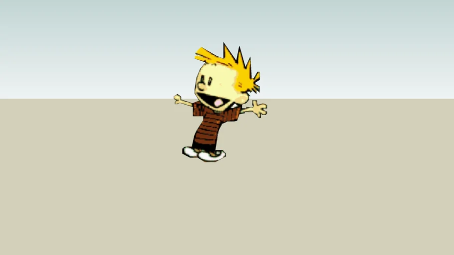 Calvin and Hobbes-Calvin | 3D Warehouse