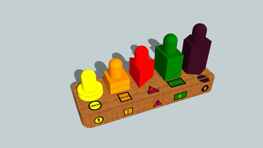 Stack and Sort Toy | 3D Warehouse