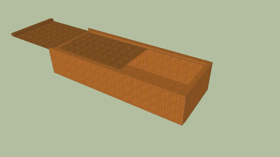 Sliding lid box. | 3D Warehouse