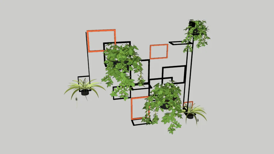 plants decoration wall edit | 3D Warehouse