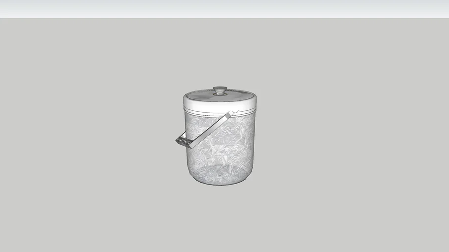 Crystal glass Ice Bucket | 3D Warehouse