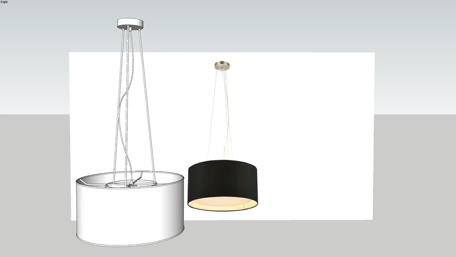 Zuma Line Cafe - pendant lamp detailed | 3D Warehouse