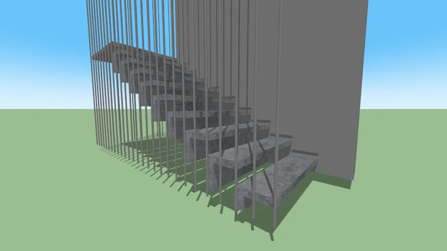 Modern staircase | 3D Warehouse