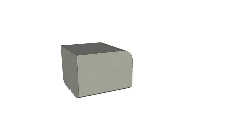 Marshalls Metrolinia Radius End Block | 3D Warehouse