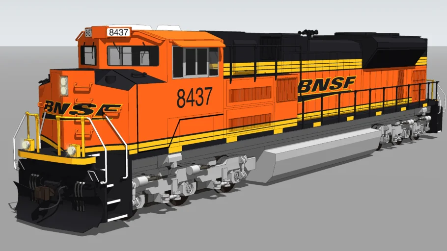 EMD SD70ACe - BNSF Railway | 3D Warehouse