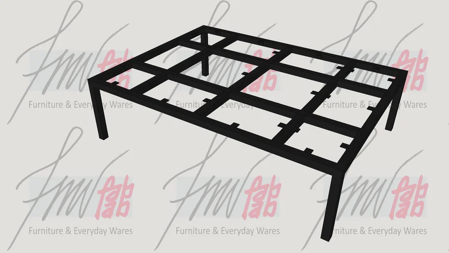 Simmons Ottoman Base | 3D Warehouse
