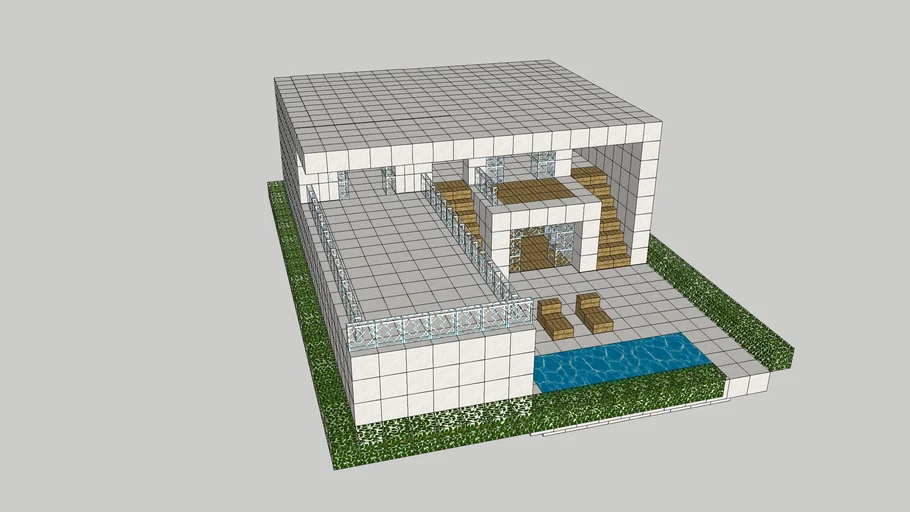 Casa moderna de minecraft | 3D Warehouse